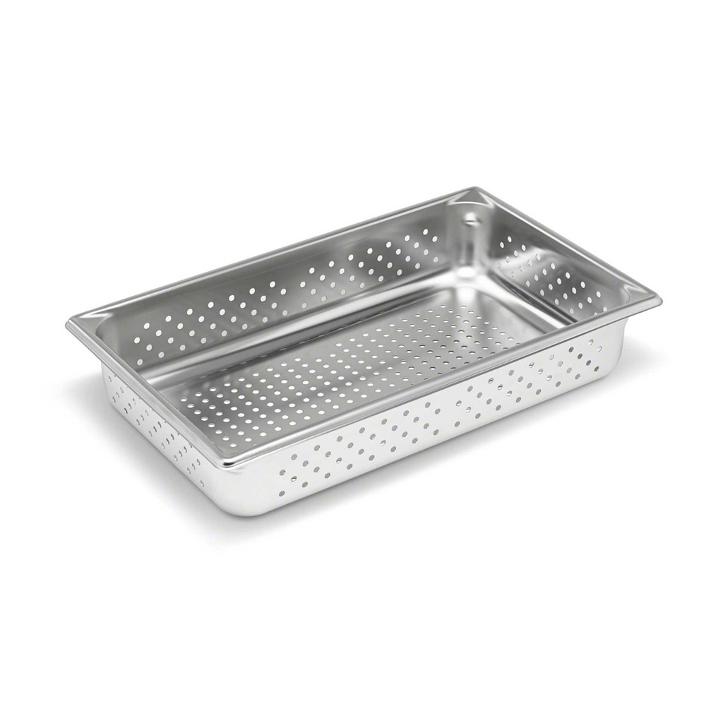 Recipiente full perforado 10cm profundo inox - Vollrath | Industrial Taylor